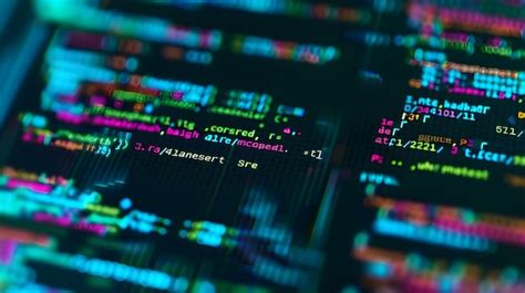 Premium Photo Programming Code Abstract Background Software