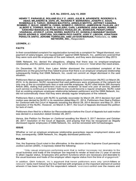 Case Digests Pdf Certiorari Appellate Court