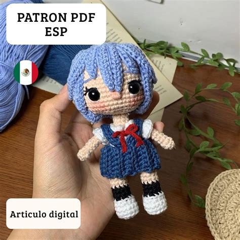 Rei Ayanami Pattern Pdf Pattern Etsy