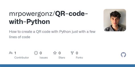 GitHub Mrpowergonz QR Code With Python How To Create A QR Code With Python Just With A Few