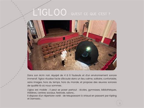 Ligloo Compagnie Intérieur Nuit