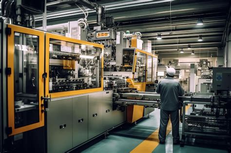 Generative Ai Manufacture Of Microwave Ovens Assembly Line Premium Ai Generated Image