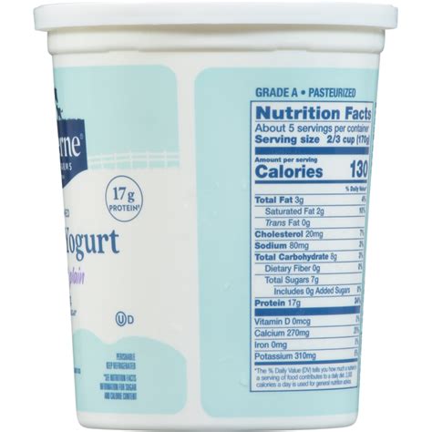 Safeway Lucerne Yogurt Greek Lowfat Plain Strained Same Day