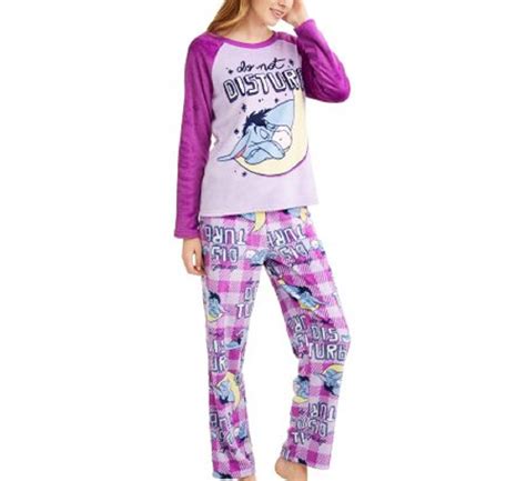 Disney Eeyore Ladies 2 Piece Pajamas Pj Set 2017 Size Small Sold Az 11