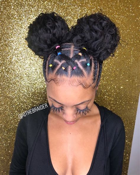 Criss Cross Rubber Band Hairstyles With Braids Fade Haircut Styles