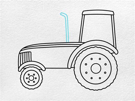 John Deere Tractor Outline