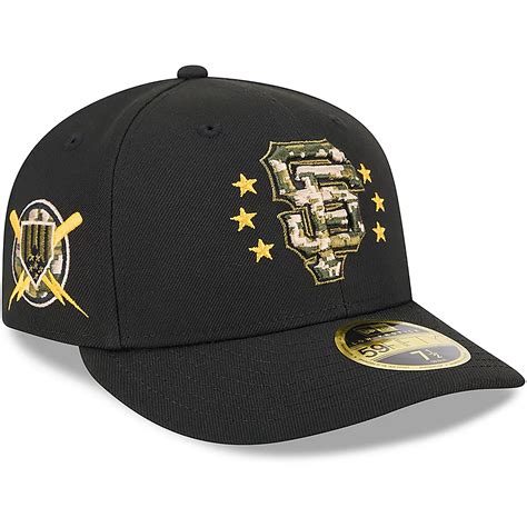 New Era Mens San Francisco Giants 2024 Armed Forces Day Low Profile 59fifty Fitted Hat Academy