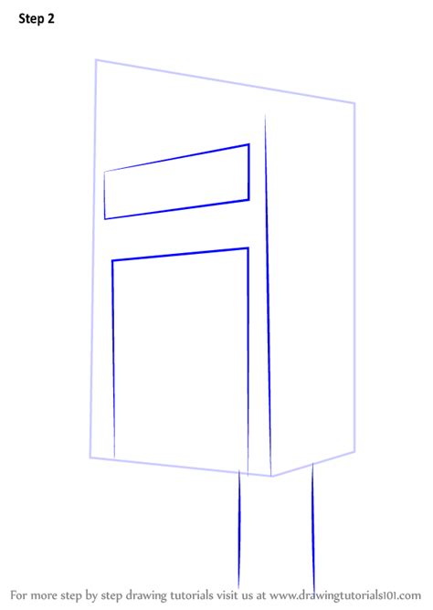 How To Draw Post Box Everyday Objects Step By Step