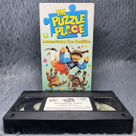 The Puzzle Place Accentuate The Positive Vhs Tape 1996 Sony Wonder