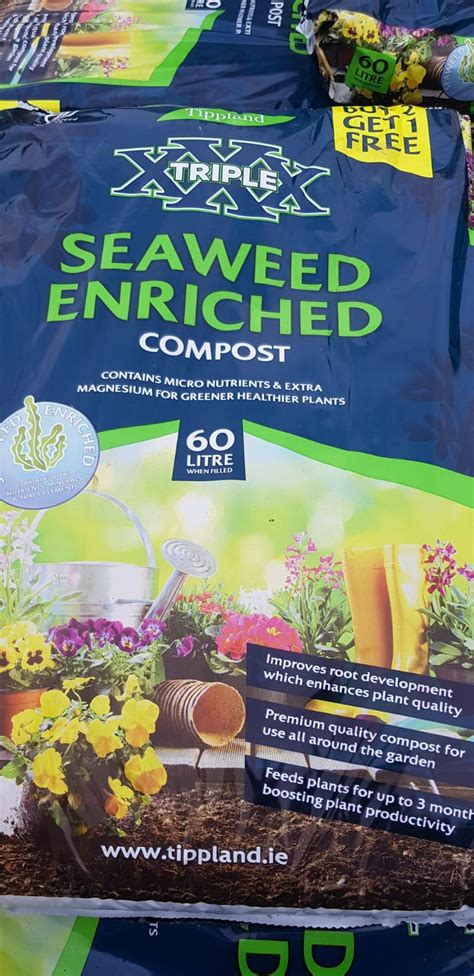 Triple X Seaweed Enriched Compost Offer 3 For €199 Rockbarton