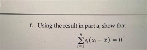 Solved Application Exercises 1126 Let The Sample Regression
