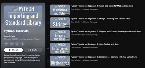Saurabh Kumar On Linkedin This Is The Best Python Playlist Available On Youtube I Have Checked