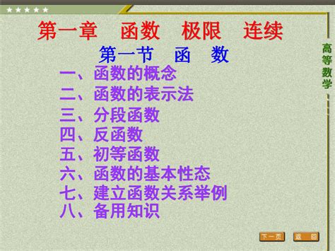 第一章 第一节 函数 《高等数学（第三版）》（高教版） 课件（共51张ppt） 21世纪教育网