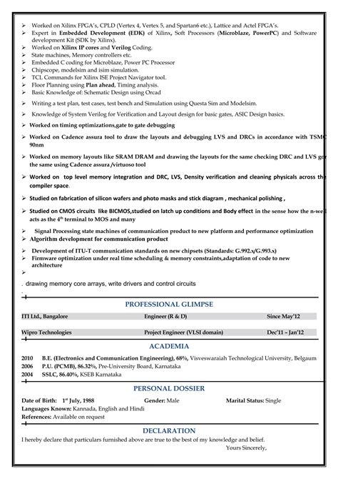 Verification Resume Doc