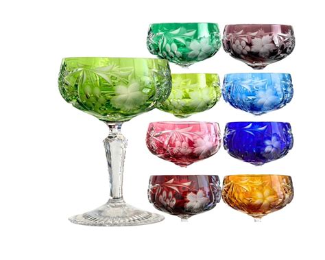 Nachtmann Traube Champagne Glasses 1pcs Color Glass Etsy