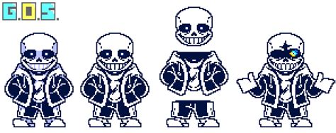 Undertale Sans Battle Sprite Restarted V5 By Guardianofskeleto On Deviantart