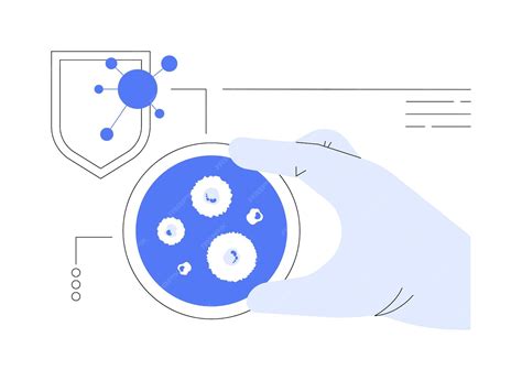 Antibiotic Sensitivity Test Abstract Concept Vector Illustration