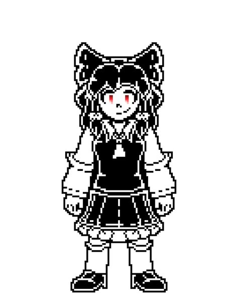 Reimu Sprite By Engmaticgodencounter On Deviantart