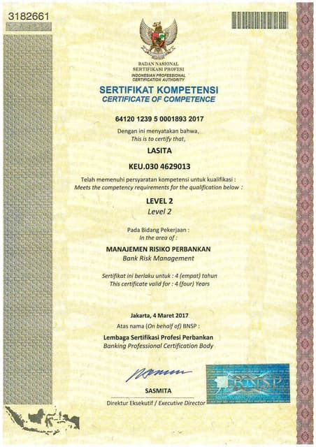 Risk Management Certification Lv 2 Pdf