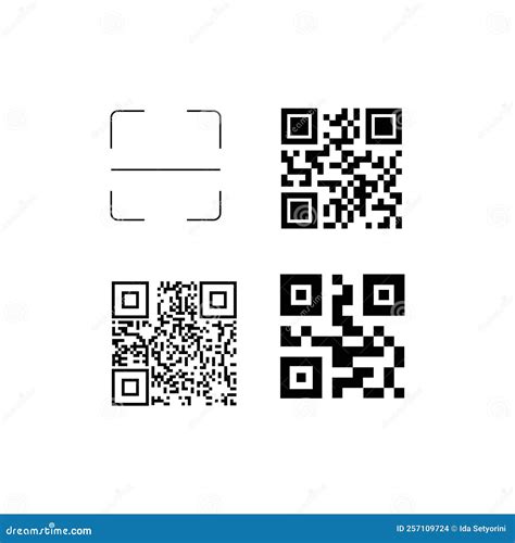 Code Qr Vecteur Illustration Stock Illustration Du Isolement 257109724