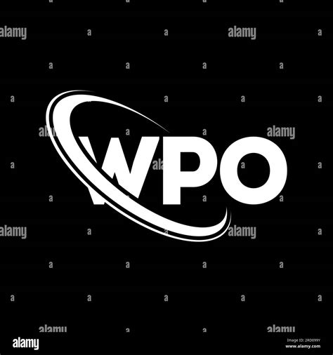 Wpo Logo Wpo Letter Wpo Letter Logo Design Initials Wpo Logo Linked