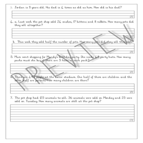 Number Operations And Relationship Test 1 And 2 Grade 3 • Teacha