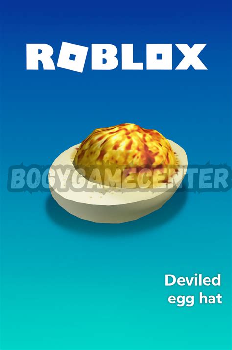 Roblox Devilled Egg Hat Hat Good Rated Series 9 Toy Bogy Game Center V2 0