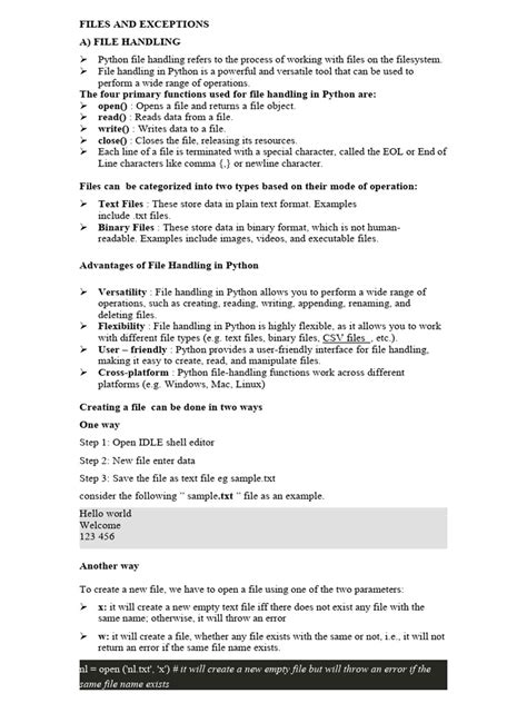 unit iii file handling functions pdf computer file filename