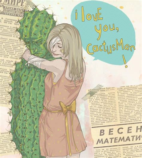 I Love You Cactusman By Bakaaya On Deviantart Sex Art Cactus