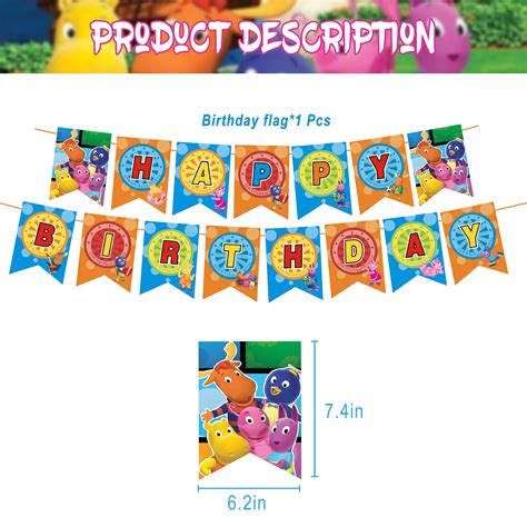 Backyardigans Party Decorations Set Backyardigans Theme Birthday