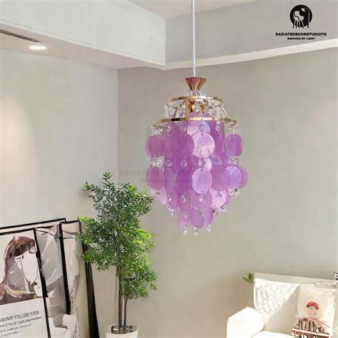 Natural Shell Ceiling Lightshell Lightelegant Wall Lamphandmade