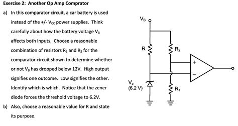 Exercise 2 Another Op Amp Comprator A In This