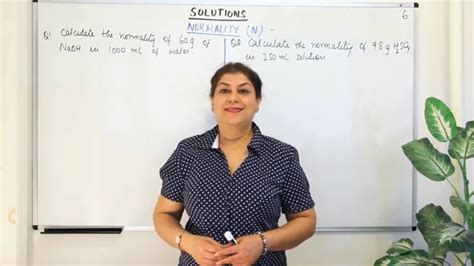 Xii 2 6 Normality Practice Problems Youtube