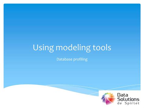 Using Modeling Tools Data Profiling Powerdesigner Data Solutions De