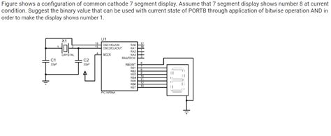 Solved Figure Shows A Configuration Of Common Cathode Chegg Com