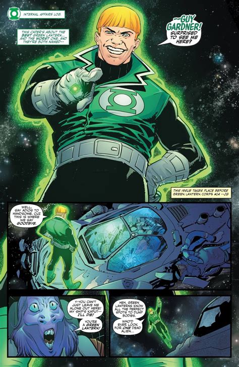 Tales Of The Green Lantern Corps Guy Gardner 1 Preview Light Fight
