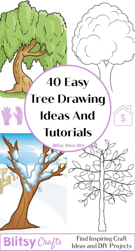 Easy Tree Drawing Ideas How To Draw A Tree Blitsy Easy Tree Drawing Ideas How To Draw A Tree Blitsy
