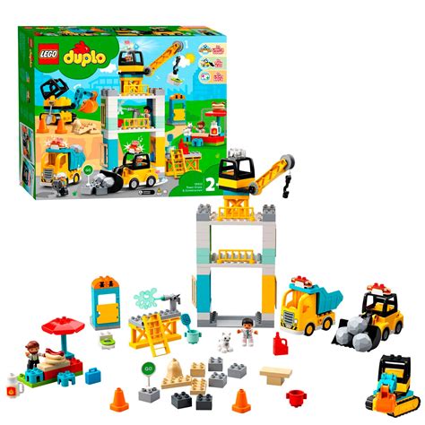 LEGO DUPLO 10933 Construction Tower Crane Construction Site | Thimble Toys