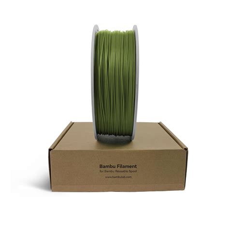 3d Printer Gear Bambu Lab Pla Matte Dark Green Spool