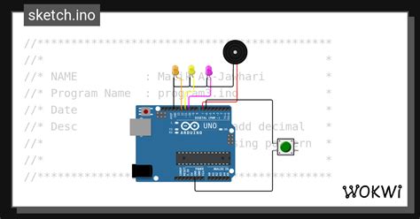 Arduino Led Chaser With Arrays And Ddrb Wokwi Esp32 Stm32 Arduino