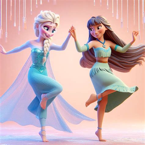 Elsa And Pocahontas Barefeet 2 By Aliengrey1 On Deviantart
