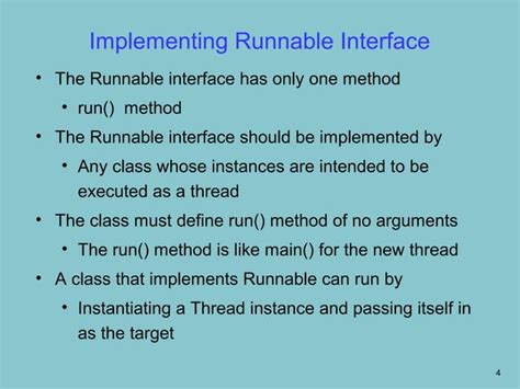 Runnable Interface34