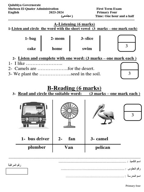 امتحان الدمج والمجتمعي Pdf Plants
