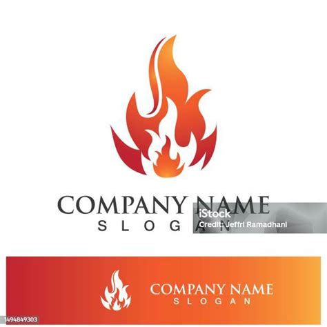 Ilustrasi Desain Logo Api Dan Vektor Ikon Simbol Api Ilustrasi Stok Unduh Gambar Sekarang Istock