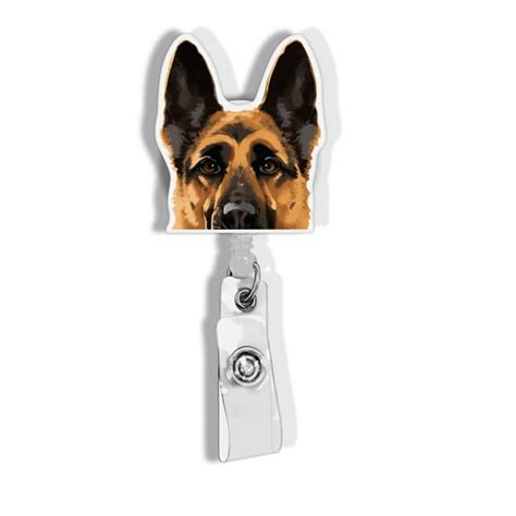 Wirester Design Acrylic Key Card Holder Belt Clip Reel Id Badge