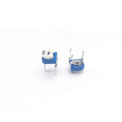 Rm065 Blue White Semi Fixed Variable Resistor 1k 2k 5k 10k 50k 100k