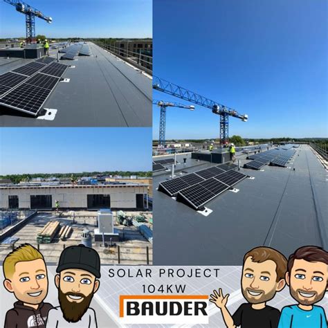 Bauder Flat Roof Systems For Commercial Solar Installations Pv Plus Ltd