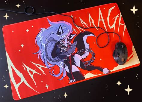 Desk Mat Loona Helluva Boss Spookie Ghoulie