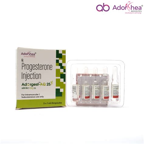Progesterone 25mg Injection Manufacturer Suppler And Franchise