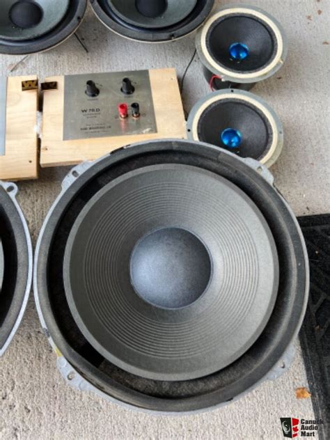 Wharfedale W70d Woofer Midrange Tweeter Drivers Crossover Badges